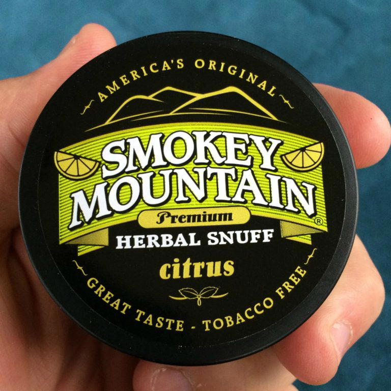 Smokey Mountain Citrus - Herbal Snuff Review - KillTheCan.org