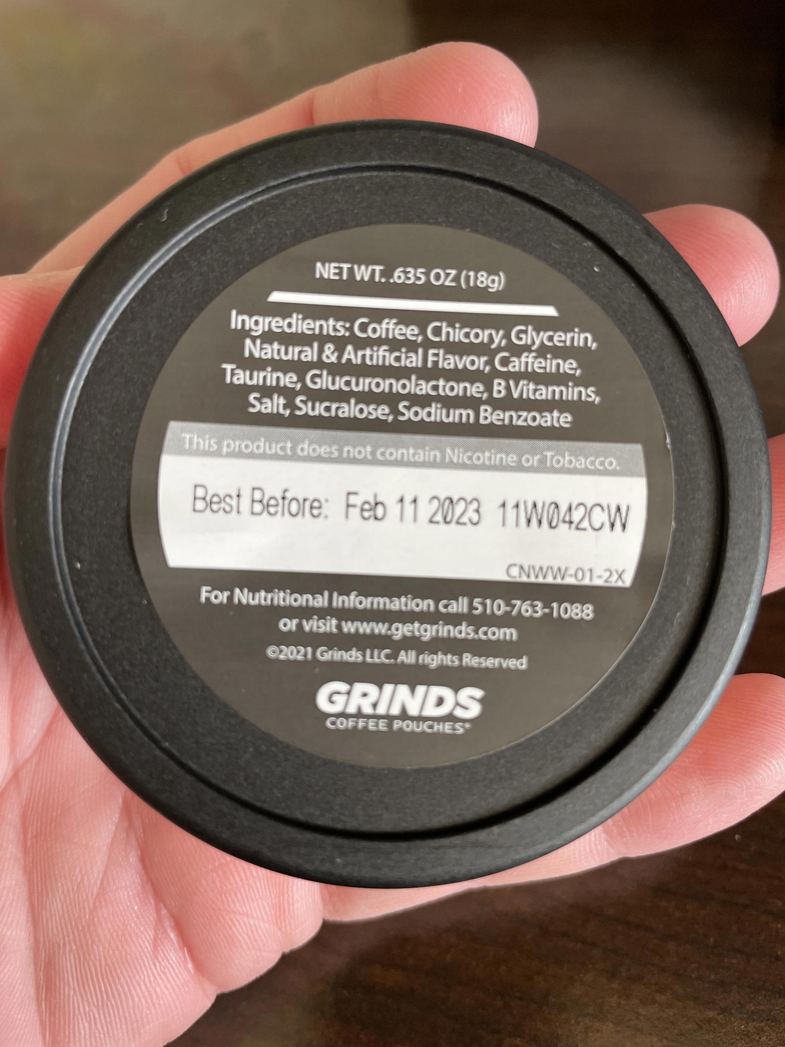 Grinds Coffee Pouches - Cinnamon Whiskey Review - KillTheCan.org