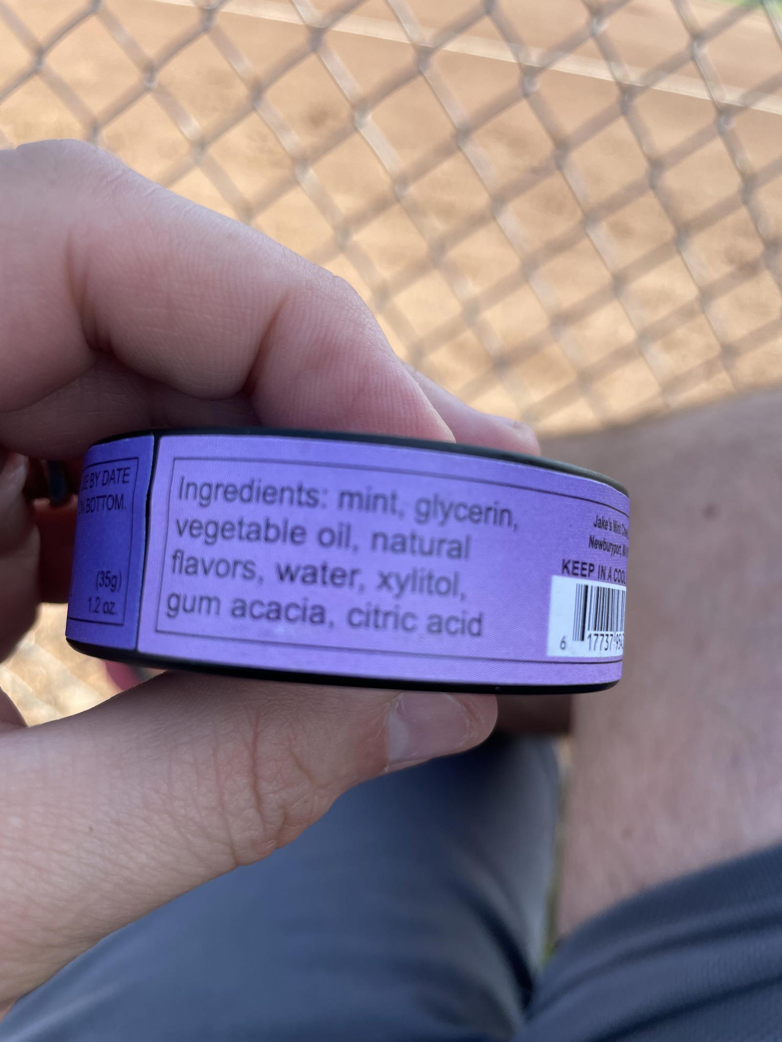 Jake's Mint Chew Sour Grape Pouches Review - KillTheCan.org